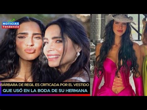 Bárbara de Regil criticada por el vestido que usó en la boda de su