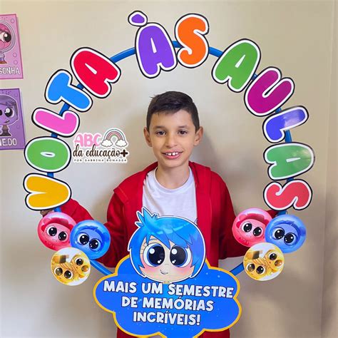 Moldura De Fotos No Bambol Divertida Mente Para Volta S Aulas I