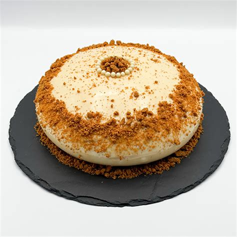 Entremets pomme caramel Spéculoos