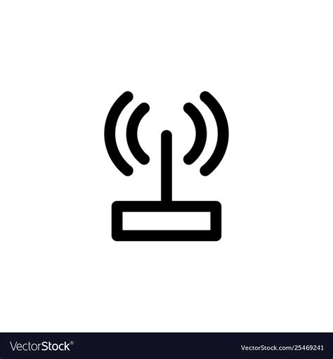 Router Wifi Icon Royalty Free Vector Image VectorStock