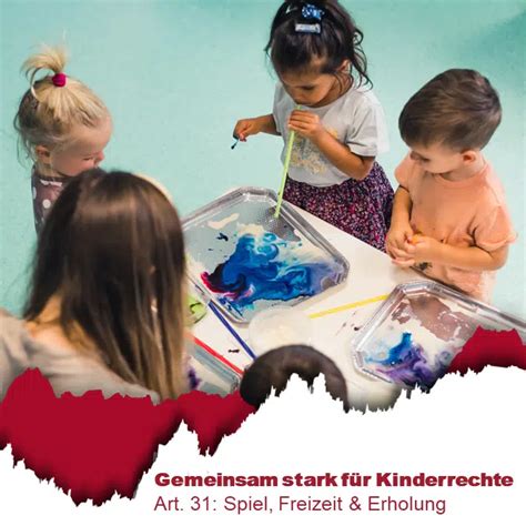Gemeinsam stark für Kinderrechte Fokus April Spiel Freizeit
