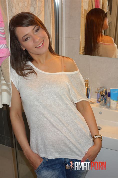 Cute Teen With Small Boobs Reveals Her Bushy Crotch In Solo Action