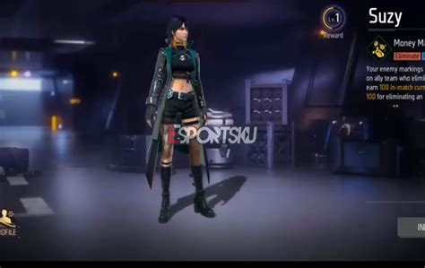 Kapan Rilis Karakter Suzy Bounty Hunter Free Fire FF Esportsku
