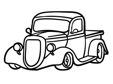 1955 Ford Pickup Coloring Pages