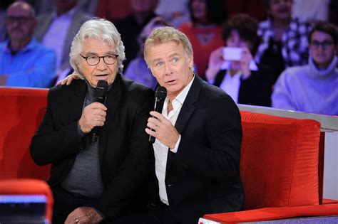 Photo Exclusif Daniel Guichard Et Franck Dubosc Enregistrement De