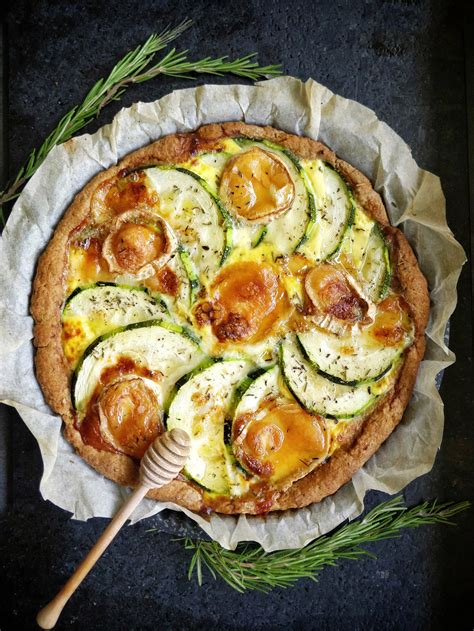 Tarte courgettes et chèvre au miel Mon Assiette Gourmande par Maud J
