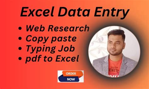 do excel data entry pdf to excel copy paste and typing job by syed mahmodul fiverr