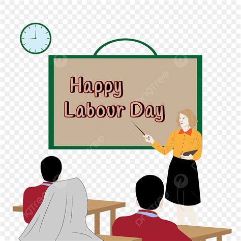 Happy Labor Day Clipart Transparent Background Happy Labor Day