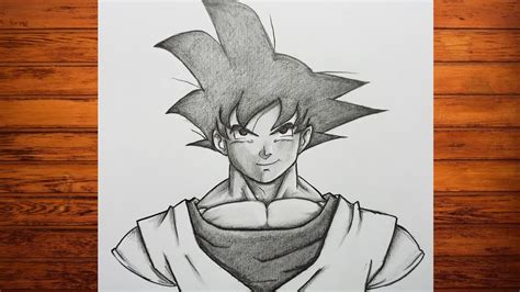 How To Draw Goku Step By Step Easy Drawing Ideas For Beginners Beginners Drawing Youtube