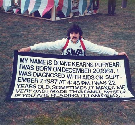Gender Rogers On Twitter RT Theaidsmemorial MY NAME IS DUANE