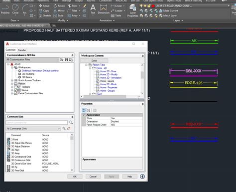 solved extended layer ribbon tab doesn t show full layer name autodesk community