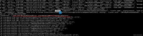 elasticsearch连接拒绝 ， 查看日志报错：“caused by java lang classnotfoundexception mons