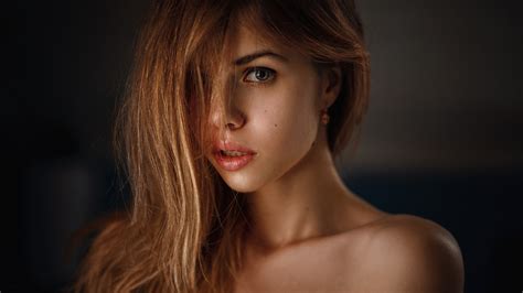 Georgy Chernyadyev Women Face Hair Over One Eye Alexandra Smelova