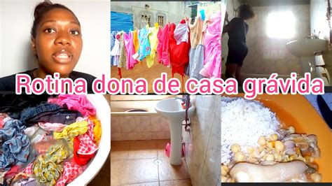 ROTINA DONA DE CASA GRÁVIDA LAVEI MUITA ROUPA Á MÃO LAVEI O QUARTO DE