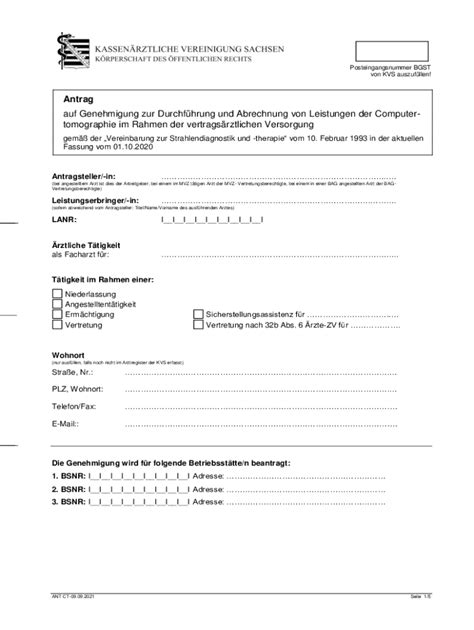 Ausfüllbar Online KVB FORM Strahlentherapie Radiologie Genehmigung pdf