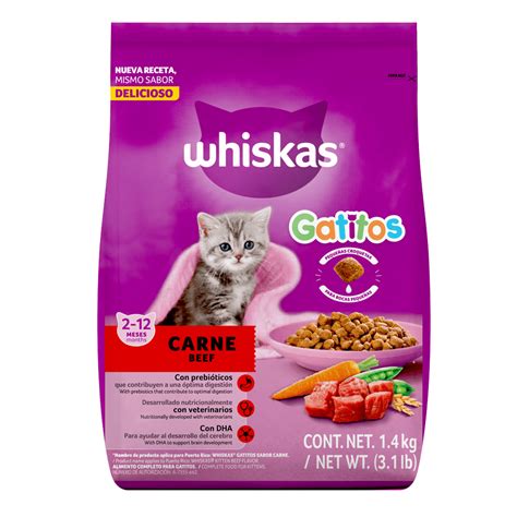 Whiskas Alimento Para Gatos Alimento Para Gatitos Y Gatos Con Todos