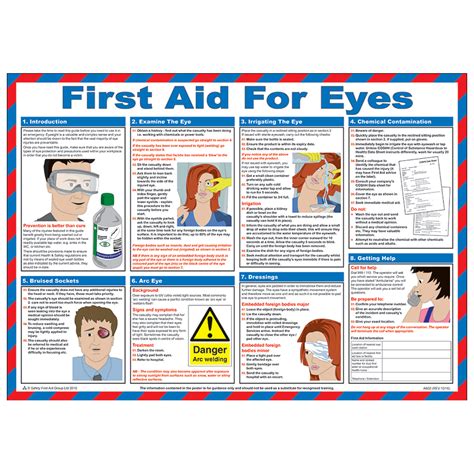 First Aid Eyes Posters Safety Posters Notices And Wallcharts Images