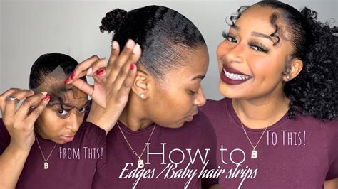 Thin Edges No Edges Try This Hack Faux Edges Baby Hair Ywigs