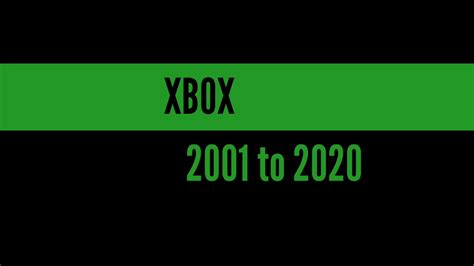 Evolution Of XBOX Consoles 2001 To 2010 YouTube