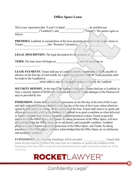 Free Office Space Lease Template FAQs Rocket Lawyer