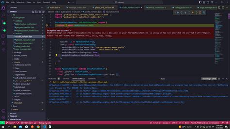 android the activity class declared in your androidmanifest xml is wrong or has not provided