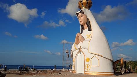 Inauguraron en Carupano el monumento más grande de la Virgen del Valle