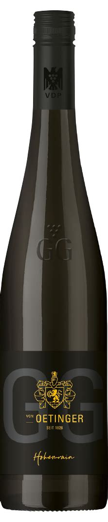 2018 Riesling Hohenrain VDP Großes Gewächs Von Oetinger NEUMANN s Weine