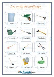 Les Outils De Jardinage Le Fran Ais Du Primaire