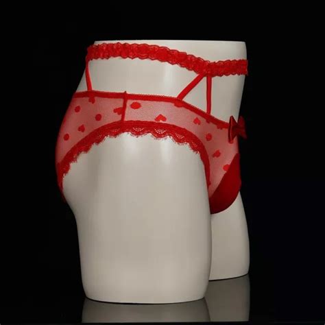 HERREN SEXY SPITZEN Tanga G String Slip Sissy Pouch Höschen Unterwäsche