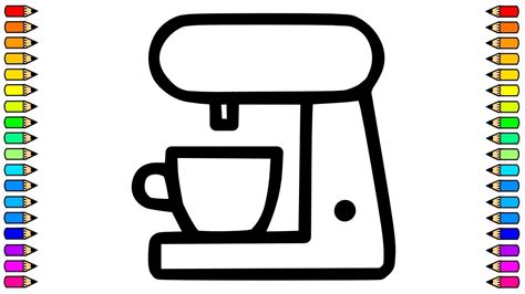 C Mo Dibujar Una Cafetera Dibujo De Cafetera Paso A Paso Dibujos The