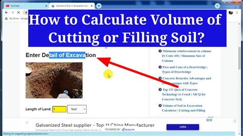 Quick Way Or Tools To Calculate Volume Of Excavation Or Filling Of Soil
