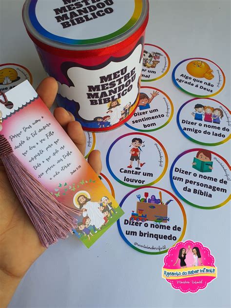 Meu mestre mandou bíblico RECANTO DO SABER INFANTIL