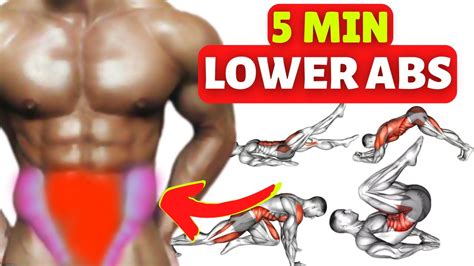 5 Min Lower Abs Workout Abs Workout To Lose Belly Fat YouTube