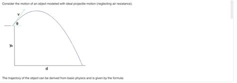 Solved Consider The Motion Of An Object Modeled With Ideal Chegg