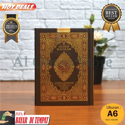 Al Quran Mushaf Hafalan Utsmani Madinah A6 Tajwid Warna Terjemah Hard