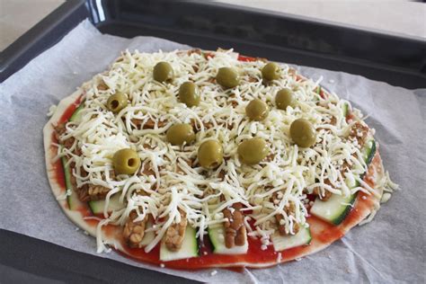 Pizza de tempe y calabacín Recetas con tempe NaturaSì