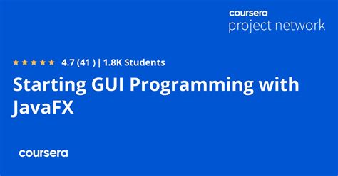 Starting Gui Programming With Javafx Coursya