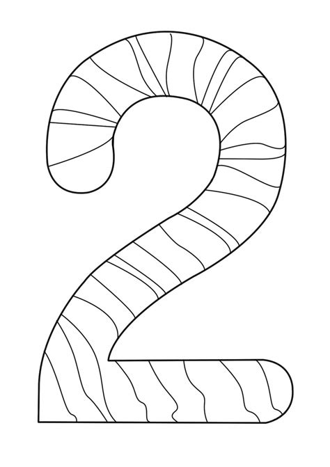 Bonito N Mero Para Colorear Imprimir E Dibujar Coloringonly
