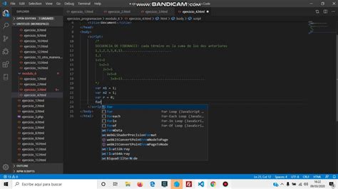 secuencia de fibonacci en javascript youtube