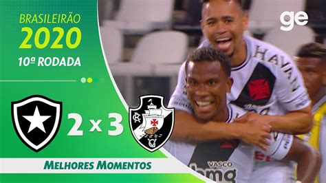 VÍDEO Gols e melhores momentos de Botafogo 23 Vasco pelo Campeonato