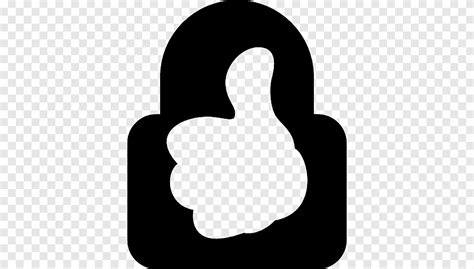 Thumb Fingerprint Index Finger Symbol Symbol Hand Silhouette Png