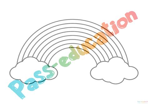 Coloriages Gratuits D Arc En Ciel