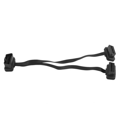 16Pin OBD câble d extension fixe mâle à double adaptateur de séparateur