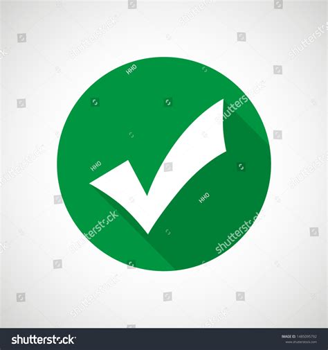 Check Mark Icon Tick Symbol Vector Royalty Free Stock Vector