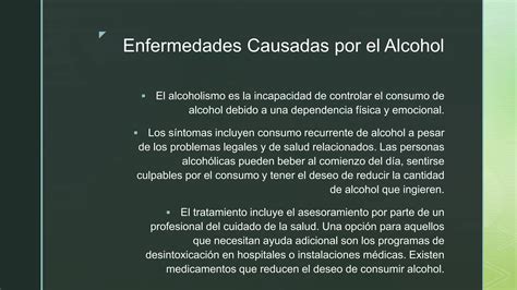 Enfermedades Causadas Por El Alcohol PPT