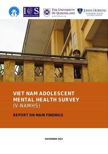 Viet Nam Adolescent Mental Health Survey V NAMHS Report English