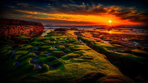 Fondos de Pantalla 1920x1080 Fotografía De Paisaje Océano Cielo