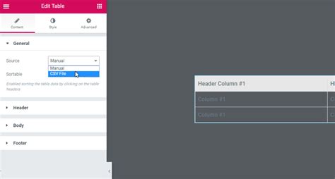 Elementor Table Widget Create A Table In Elementor In Easy Steps