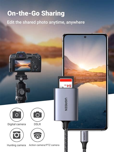 Ugreen Paquete De Adaptadores Usb C Hembra A Usb A Macho Con Lector De