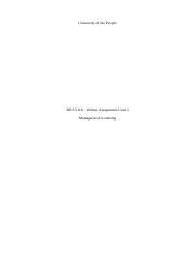 Written Assignment Docx University Of The People Bus Written